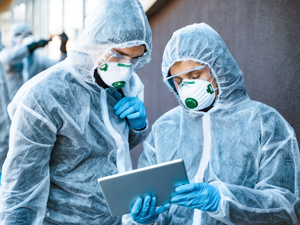 Los trajes para el personal de salud son la mejor protección